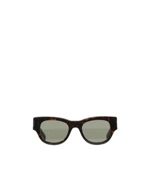 Saint Laurent Square Frame Sunglasses - Black