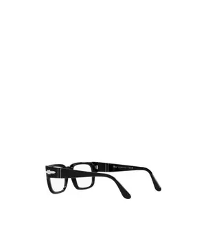 Persol Rectangle Frame Eyeglasses - Black