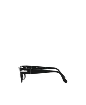 Persol Rectangle Frame Eyeglasses - Black