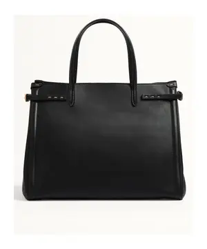 Valentino Garavani Vlogo Signature Medium Top Handle Bag - Black