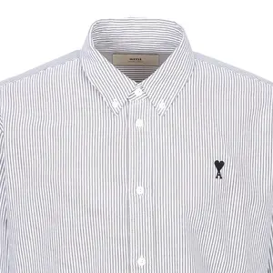 AMI Paris Long-sleeved Striped Shirt