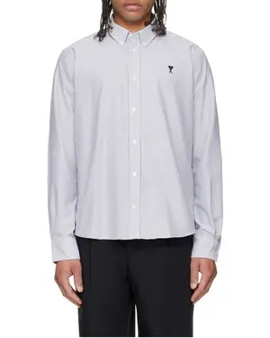 AMI Paris Long-sleeved Striped Shirt