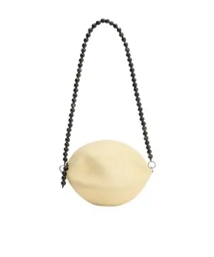 LEMAIRE Balloon Beaded-strap Shoulder Bag