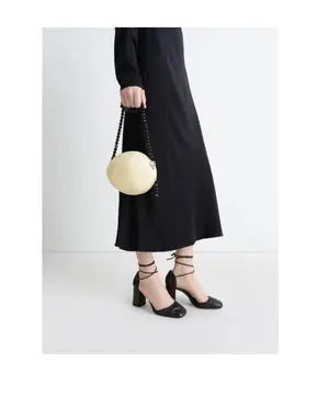 LEMAIRE Balloon Beaded-strap Shoulder Bag