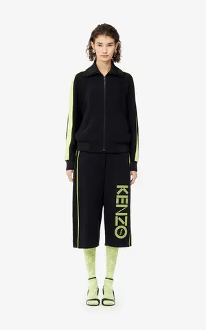 Kenzo Bamboo Tiger Embroidered Zip-up Blouson Jacket