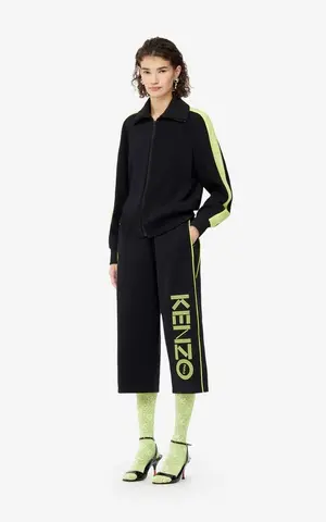 Kenzo Bamboo Tiger Embroidered Zip-up Blouson Jacket