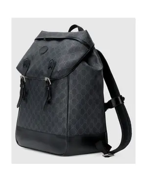 Gucci Gg Supreme Backpack - Black