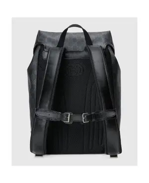 Gucci Gg Supreme Backpack - Black