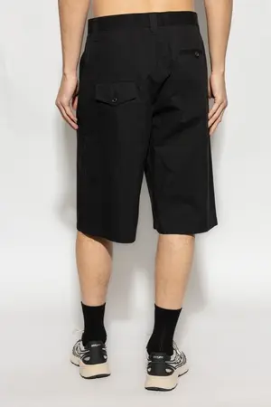 Moschino Straight Leg Knee Length Bermuda Shorts