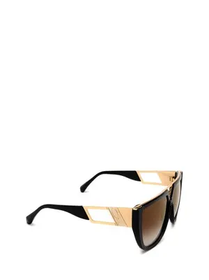 Cazal Aviator Frame Sunglasses With Logo Detail