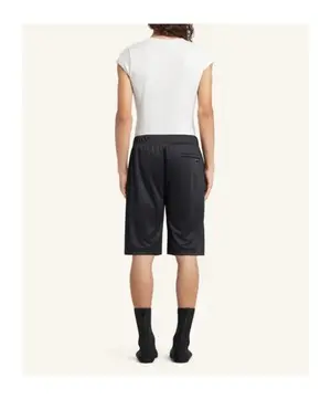 COURREGES Courrèges Logo Jersey Shorts - Black