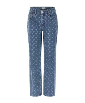 Marine Serre Logo Jeans For Women