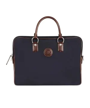 Dunhill Logo Briefcase - Black