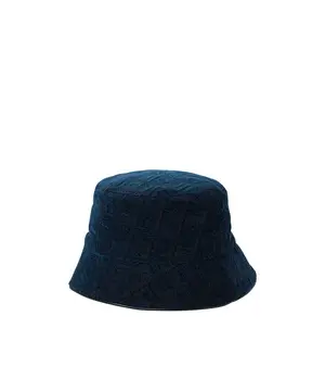 FERRAGAMO Jacquard Fisherman's Hat - Black