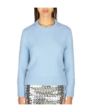 Bottega Veneta Knot Button Regular Fit Jumper