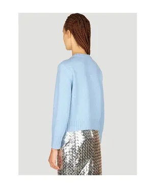 Bottega Veneta Knot Button Regular Fit Jumper