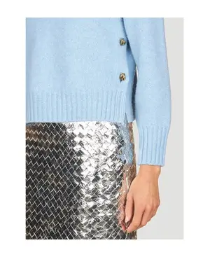 Bottega Veneta Knot Button Regular Fit Jumper