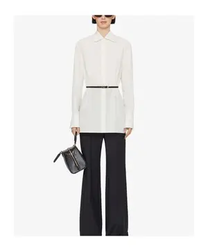 Givenchy Voyou Belted Shirt - White