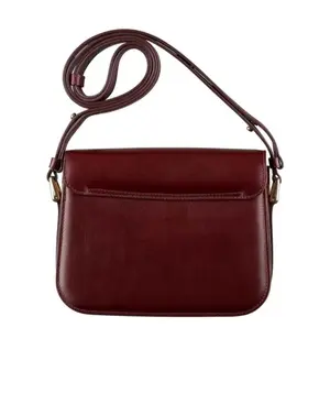 A.p.c. Grace Logo Print Shoulder Bag - Red