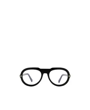TOM FORD Aviator Frame Eyeglasses - Black