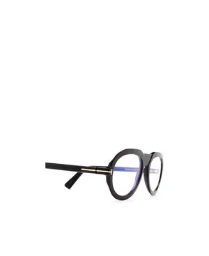 TOM FORD Aviator Frame Eyeglasses - Black