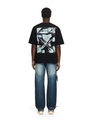 Off-White 3d Spray Arrow Skate Crewneck T-shirt