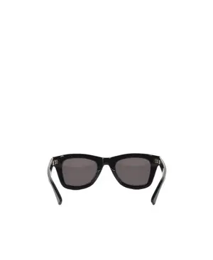 Bottega Veneta Square Frame Sunglasses With Gold Detail