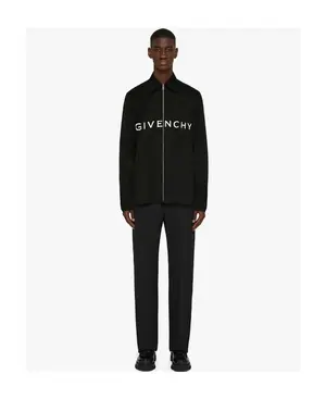 Givenchy Archetype Zipped Shirt - Black
