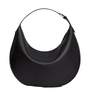 Celine Large Lulu Hobo Bag In Grained Calfskin