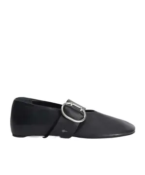 Jil Sander Buckled Flats For Women