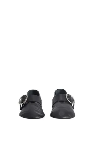 JIL SANDER Cannolo Buckled Ballerinas