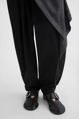 JIL SANDER Cannolo Buckled Ballerinas