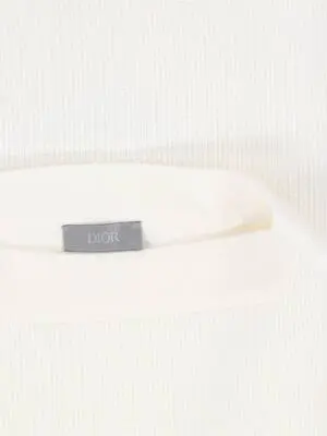 Dior Long-sleeved Jumper With Pattern - White