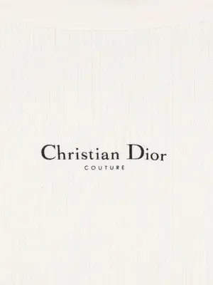 Dior Long-sleeved Jumper With Pattern - White