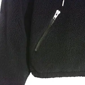 Celine Hooded Jacket In Wool And Cotton Fleece - Black