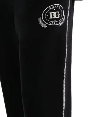 Dolce & Gabbana Dolce Gabbana Logo Embroidered Jersey Trousers