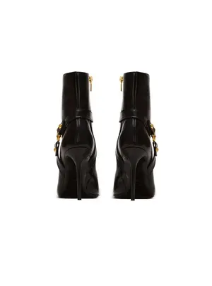 Balmain Eva Pointed-toe Stiletto Ankle Boots