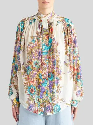 Etro Blouse With Bouquet Print