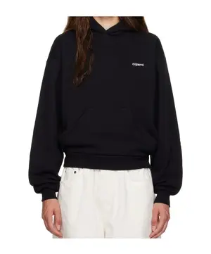 Coperni Logo Print Hoodie - Black