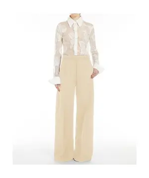Sportmax High Waist Wide Leg Pants - No
