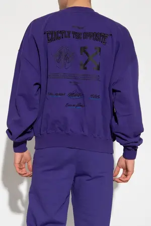 Off-White Logo-print Cotton Sweatshirt