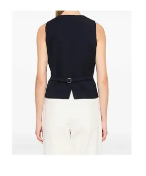 Max Mara V-neck Waistcoat - Black