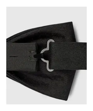 Gucci Gg Cotton Silk Bow Tie