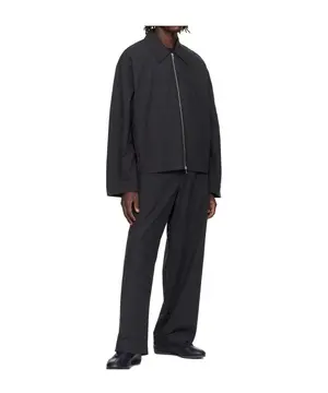 Studio Nicholson Zip-front Harrington Jacket - Black