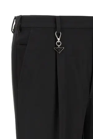 Prada Pleat-detailed Tailored Trousers