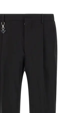 Prada Pleat-detailed Tailored Trousers