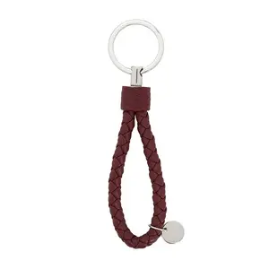 Bottega Veneta Intrecciato Key Ring - Red