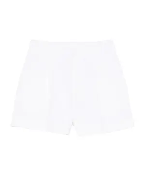 DONDUP Pleated Relaxed Fit Shorts - White
