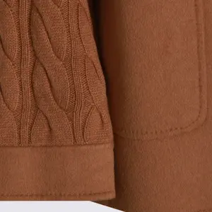 Max Mara Tacco Button-up Knitted-sleeve Jacket