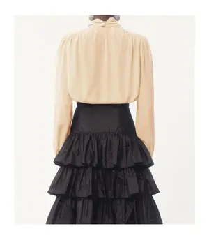 Valentino Garavani Crepe De Chine Bow Detail Shirt